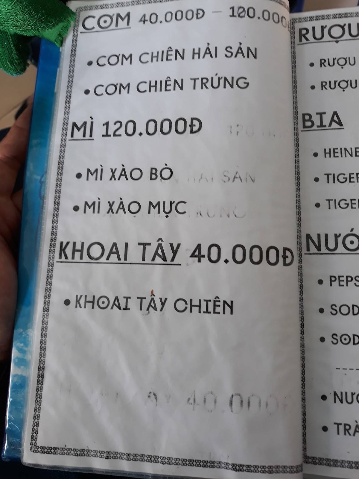Menu at Nhà Hàng Rắn Mỹ Tho 180 restaurant, My Tho, 180 Lý Thường Kiệt