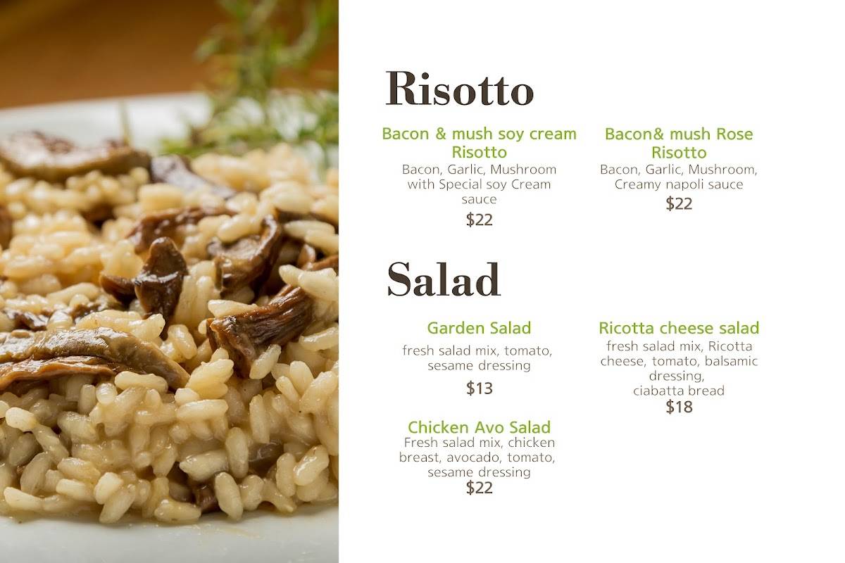 Menu at Paninaro Cafe, Runcorn