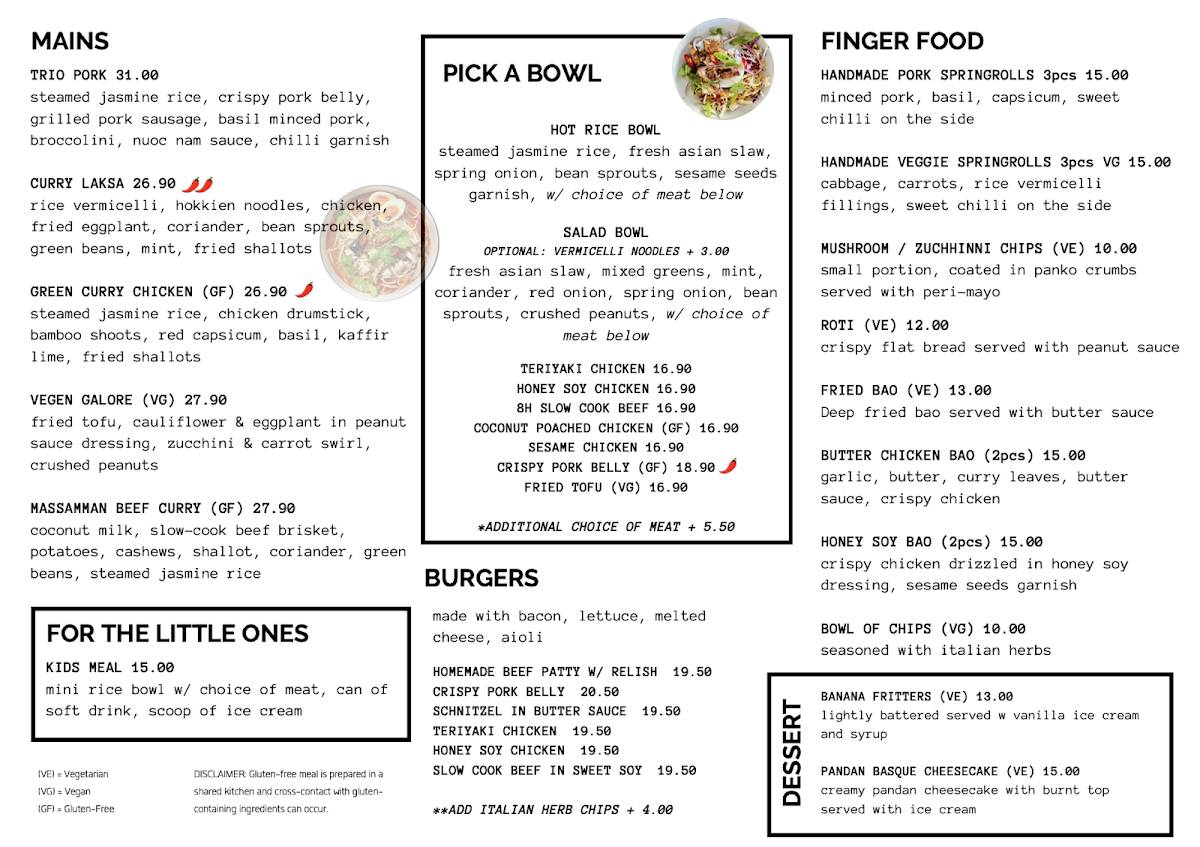 Menu at Penguin House - Asian Fusion Restaurant, Penguin