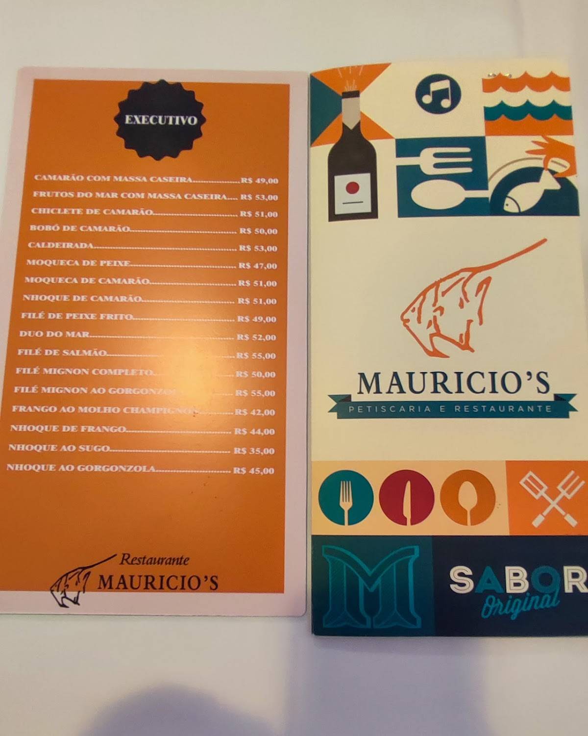 Menu em Restaurante Mauricio's, Petrópolis, 11811 - loja 5/6
