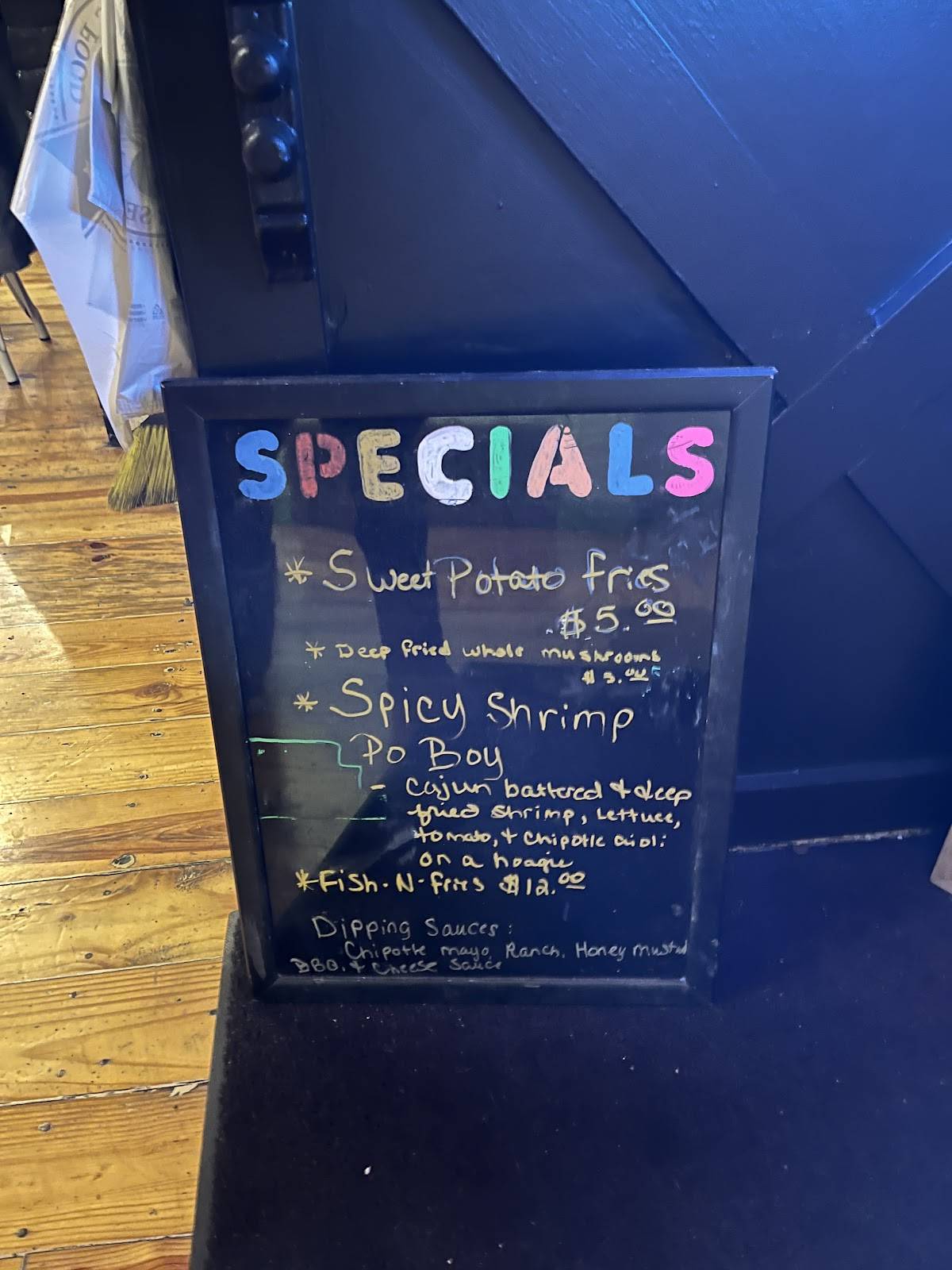 Menu at Royale With Cheese restaurant, Michigan City
