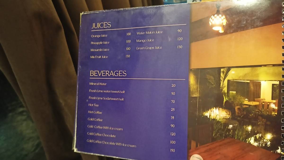 Menu at Shri Siddhi Vinayak Restaurant and Banquet, Koi Cafe, India