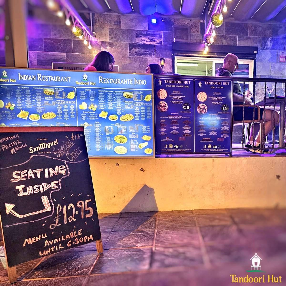 Menu at Tandoori Hut - Los Cristianos restaurant, Los Cristianos