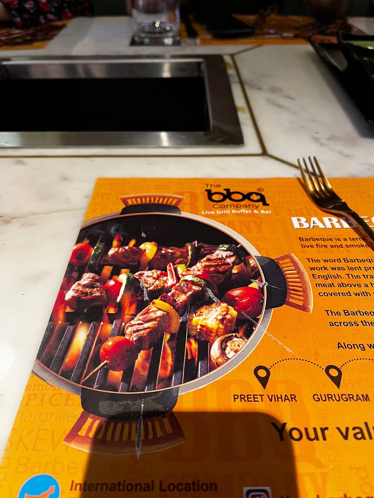 Menu at The Barbeque Company- Rajouri Garden, New Delhi