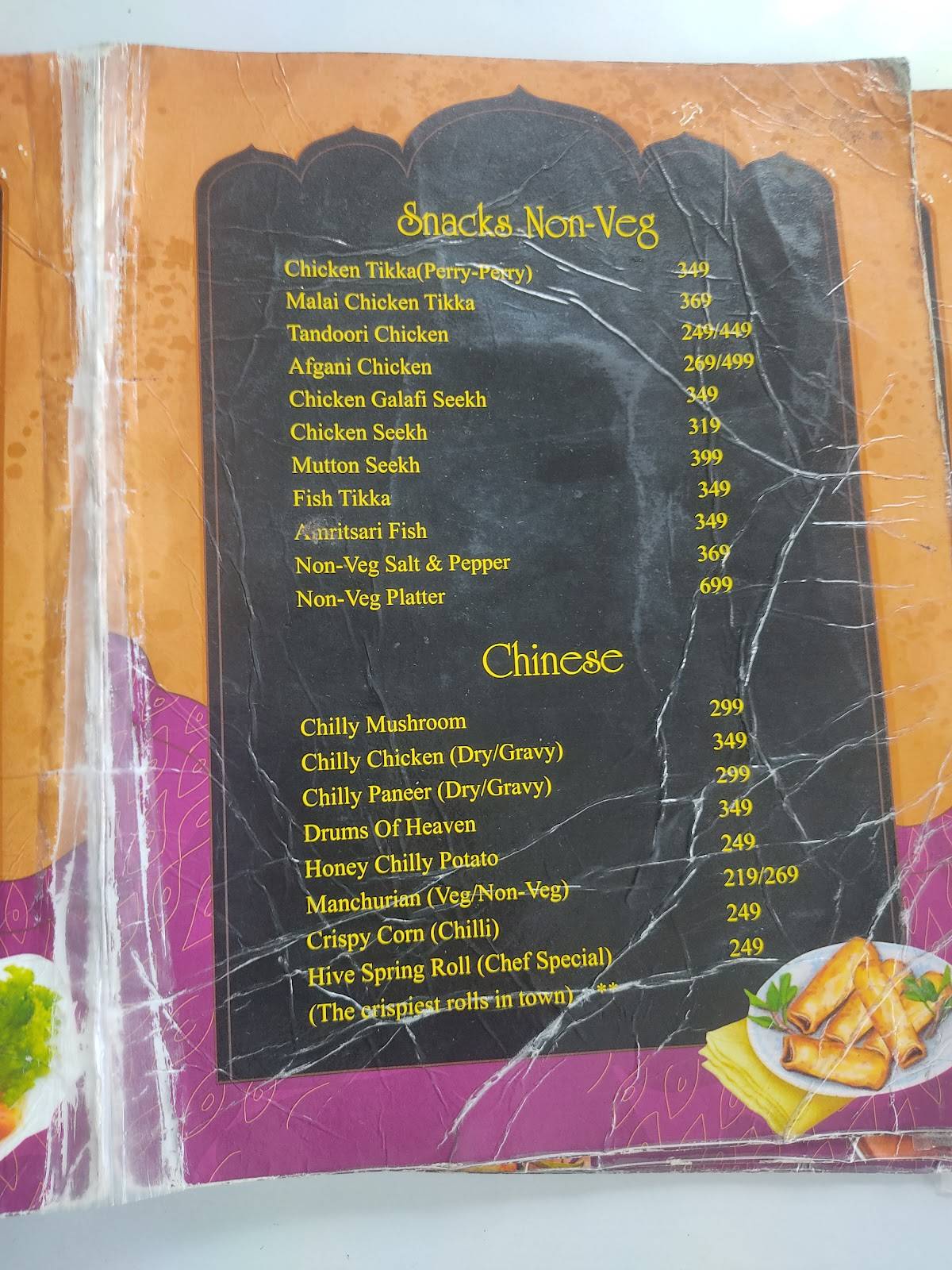 Menu at The Hive Cafe & Stay, India