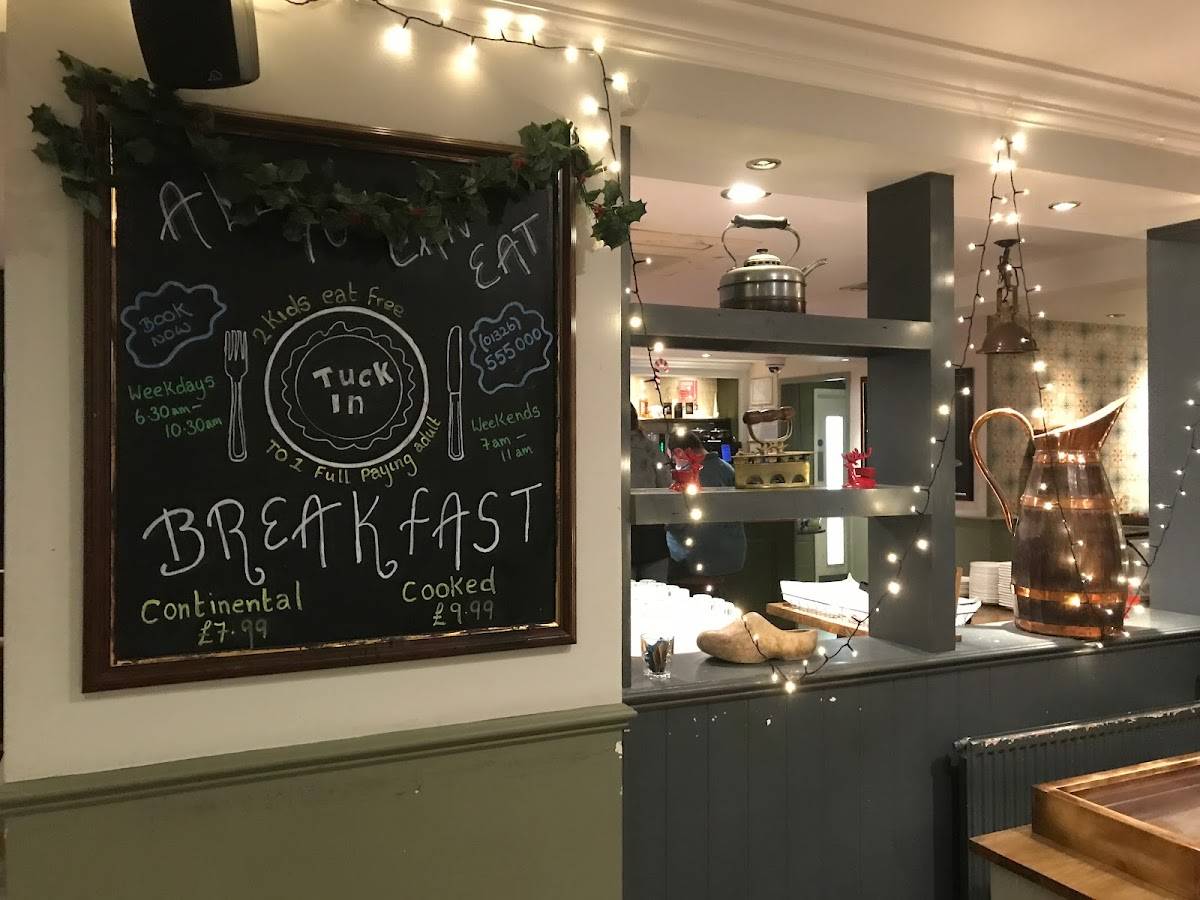 Menu at The May Tree restaurant, Helston