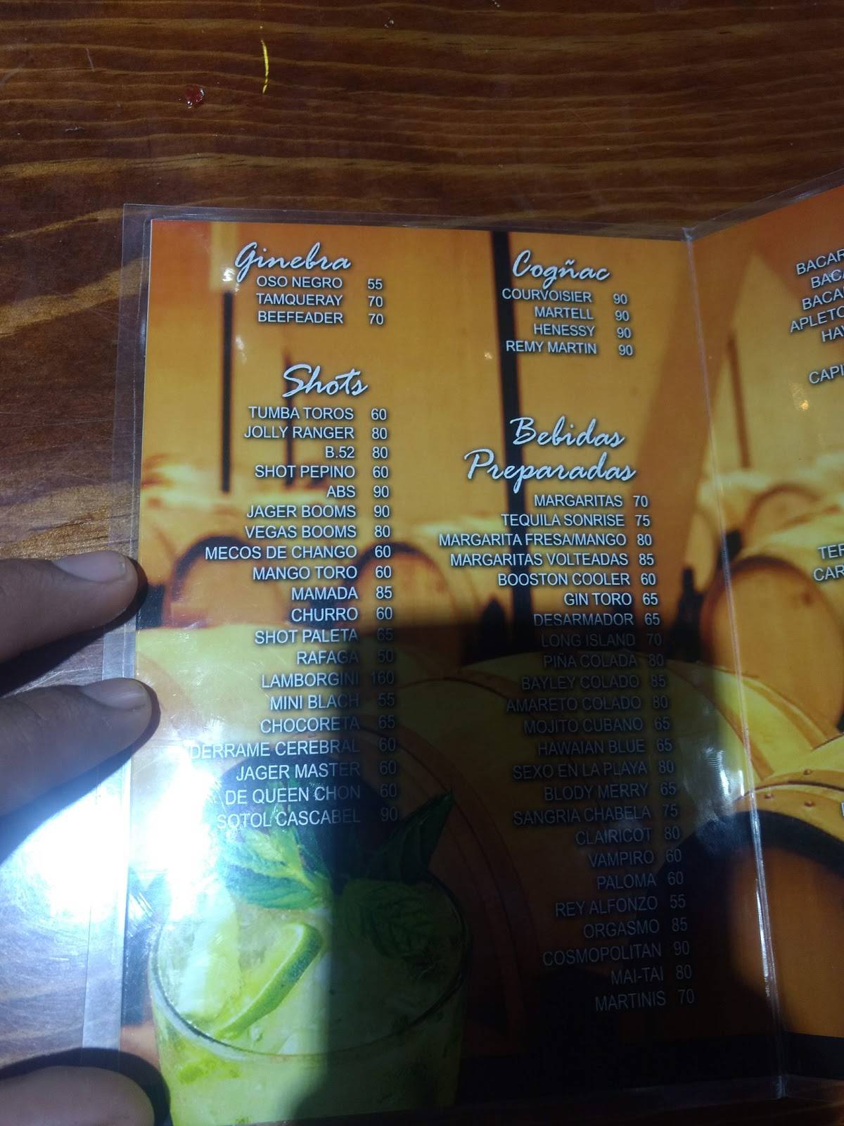 Menu at Toro Bronco Real restaurant, Ciudad Juarez, Av. Waterfill 427