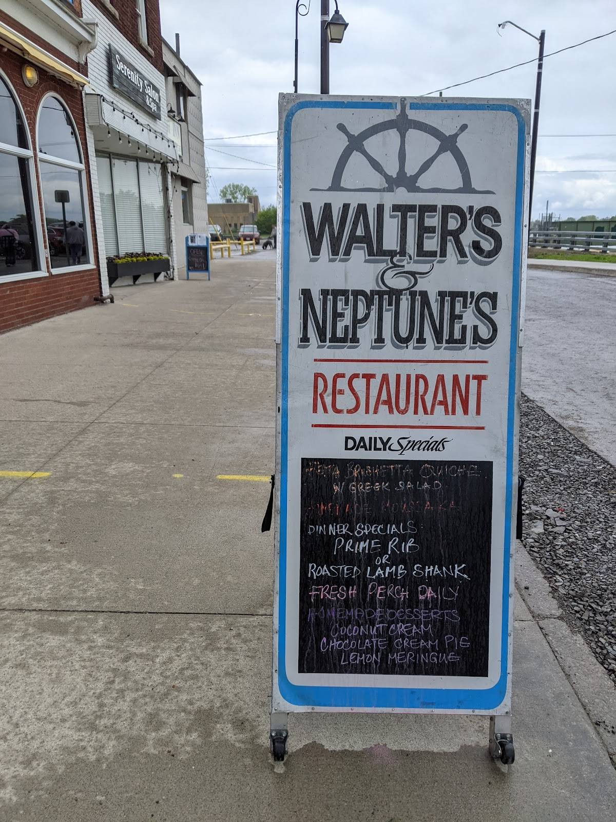 Menu at Walters & Neptunes Restaurant, Port Colborne