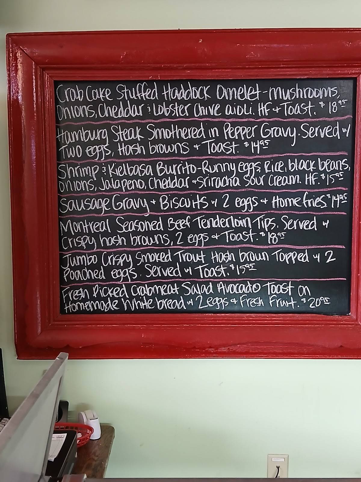 Menu at Winnegance Restaurant & Bakery, Bath