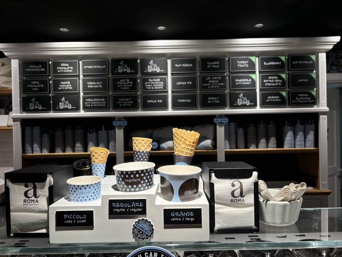 Carta del restaurante aROMA gelato experience Boutique Selce, Selce