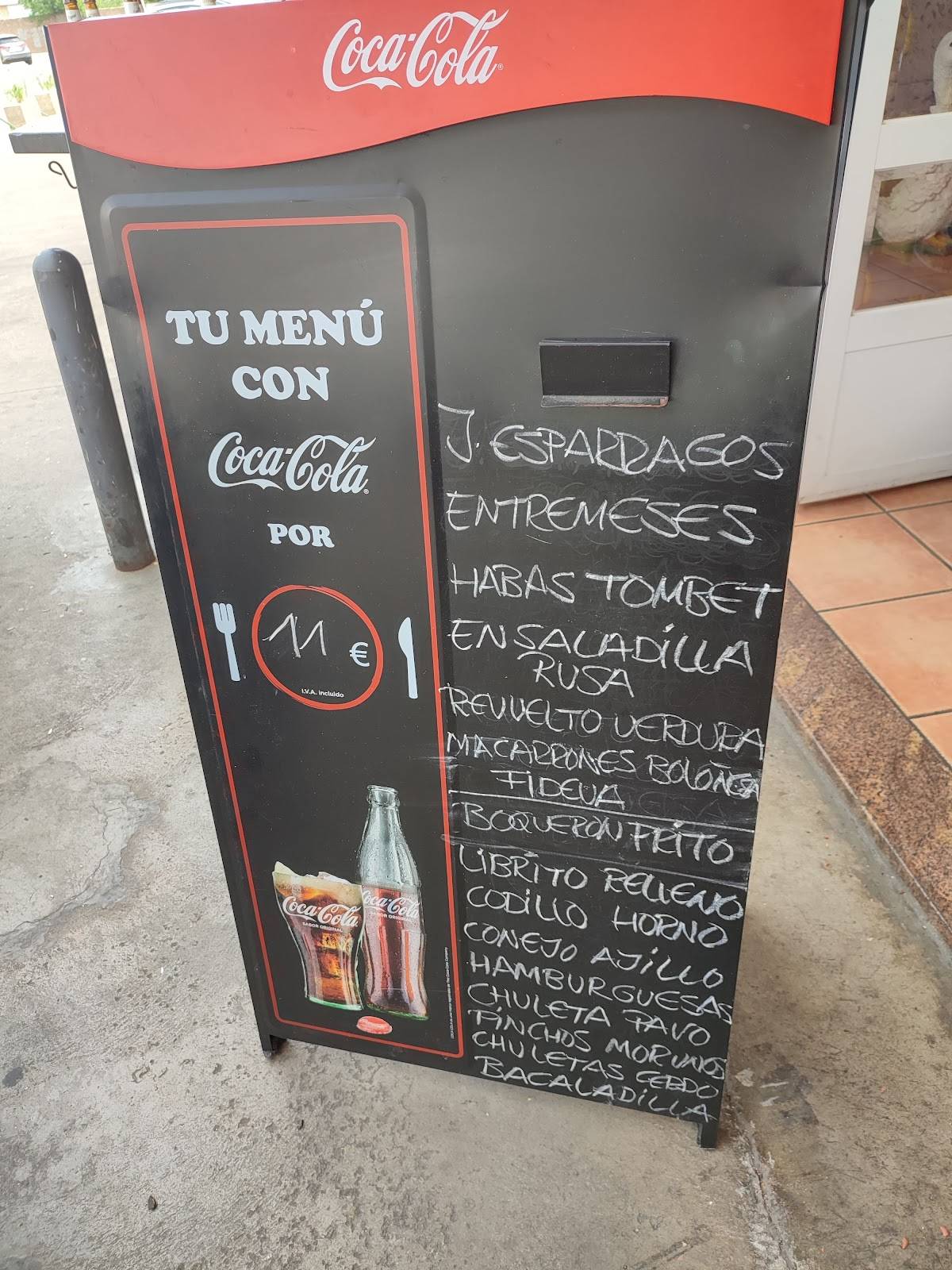 Carta de Restaurante Milenium, Castellón de la Plana