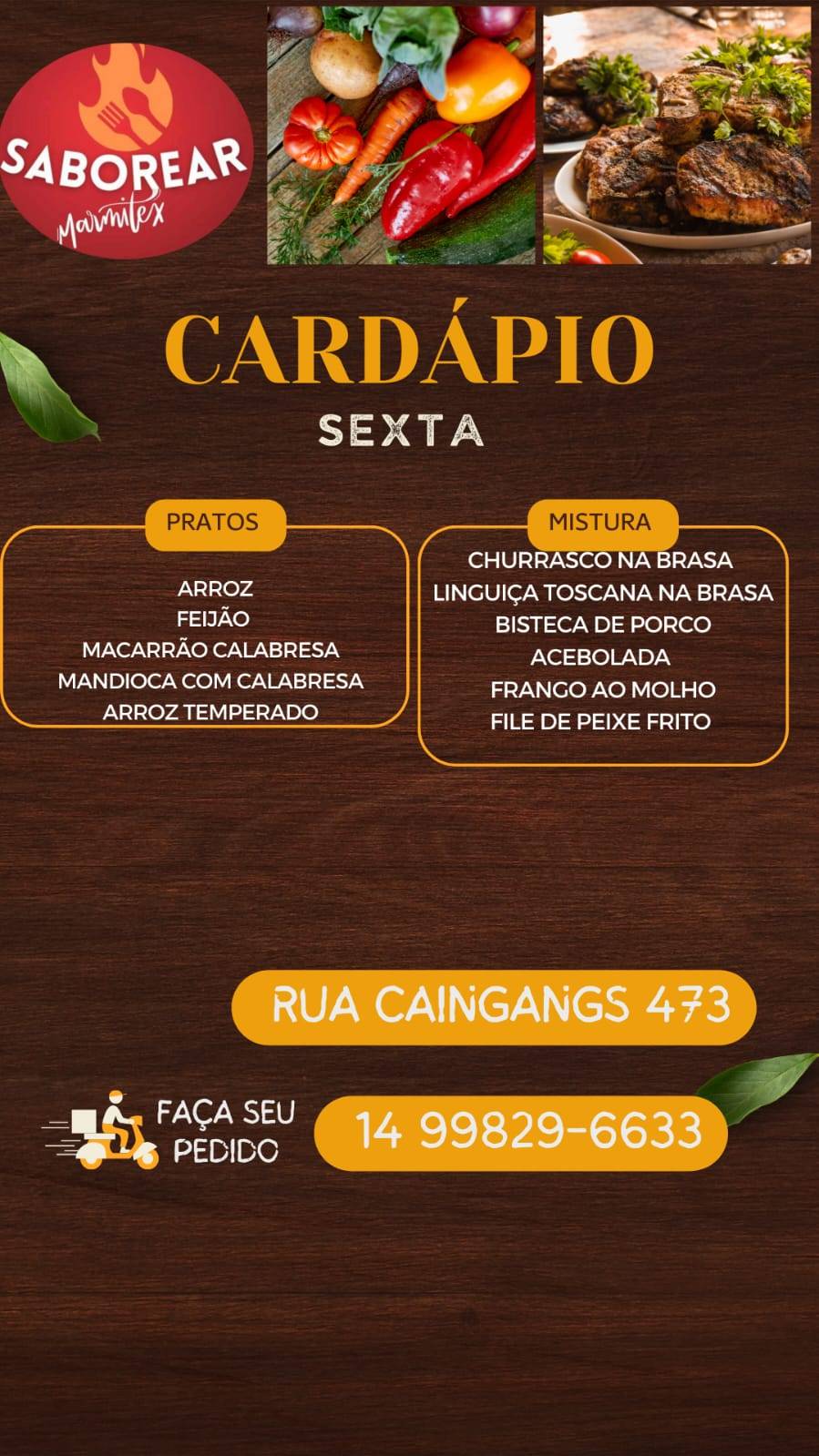 Menu at Restaurante Self-Service Saborear Grill, Tupã