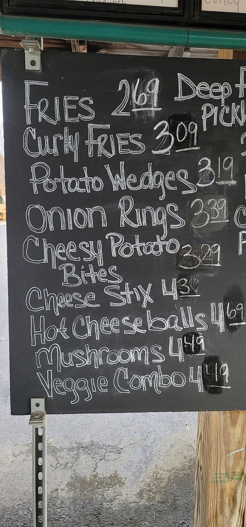 Menu at Rockford Ridge restaurant, Seymour, N Ewing St