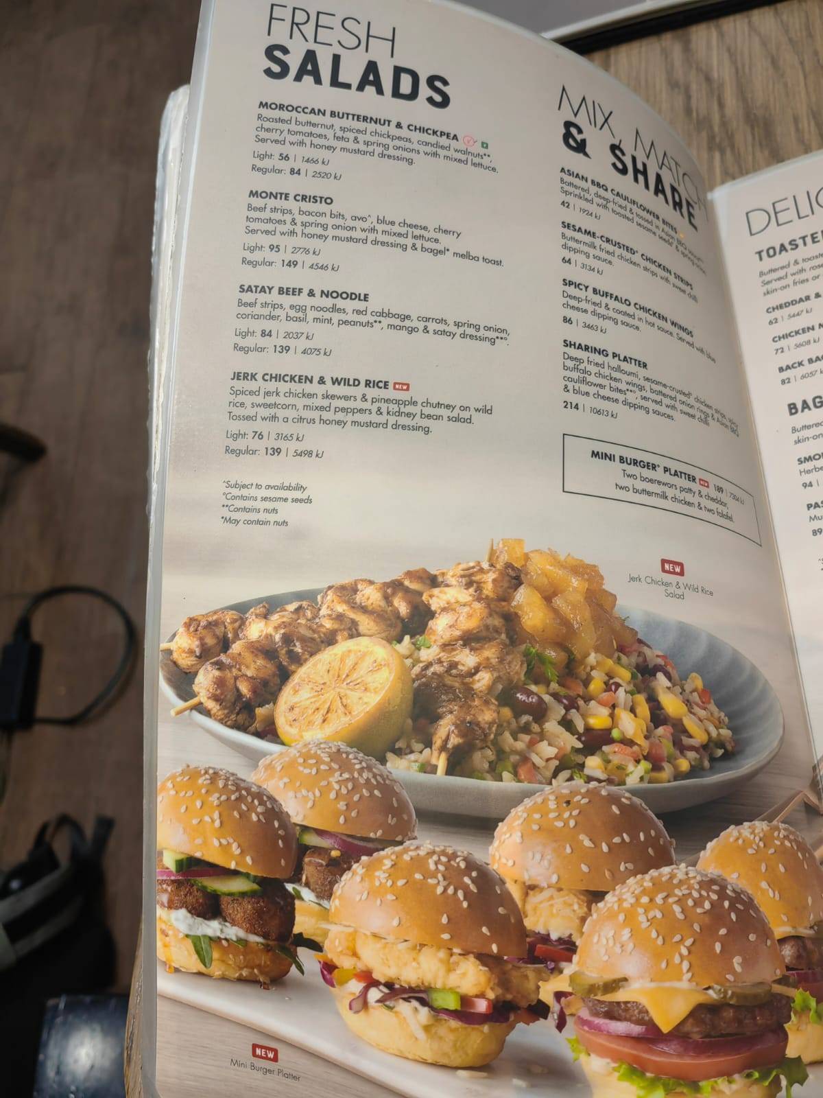 Menu at Mugg & Bean restaurant, Roodepoort, and, Clearwater Mall, Shop ...