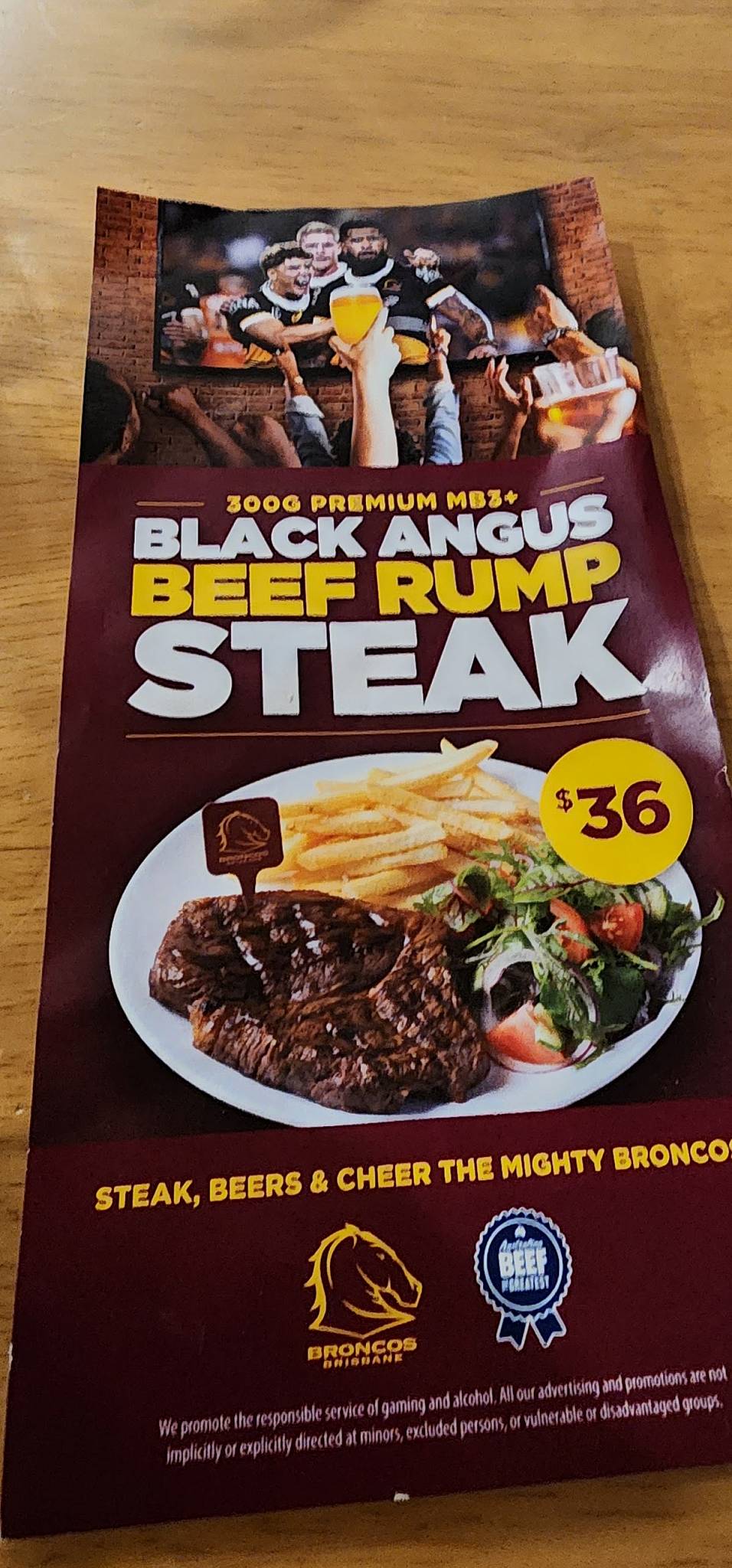 Menu at Royal Hotel pub & bar, Gatton