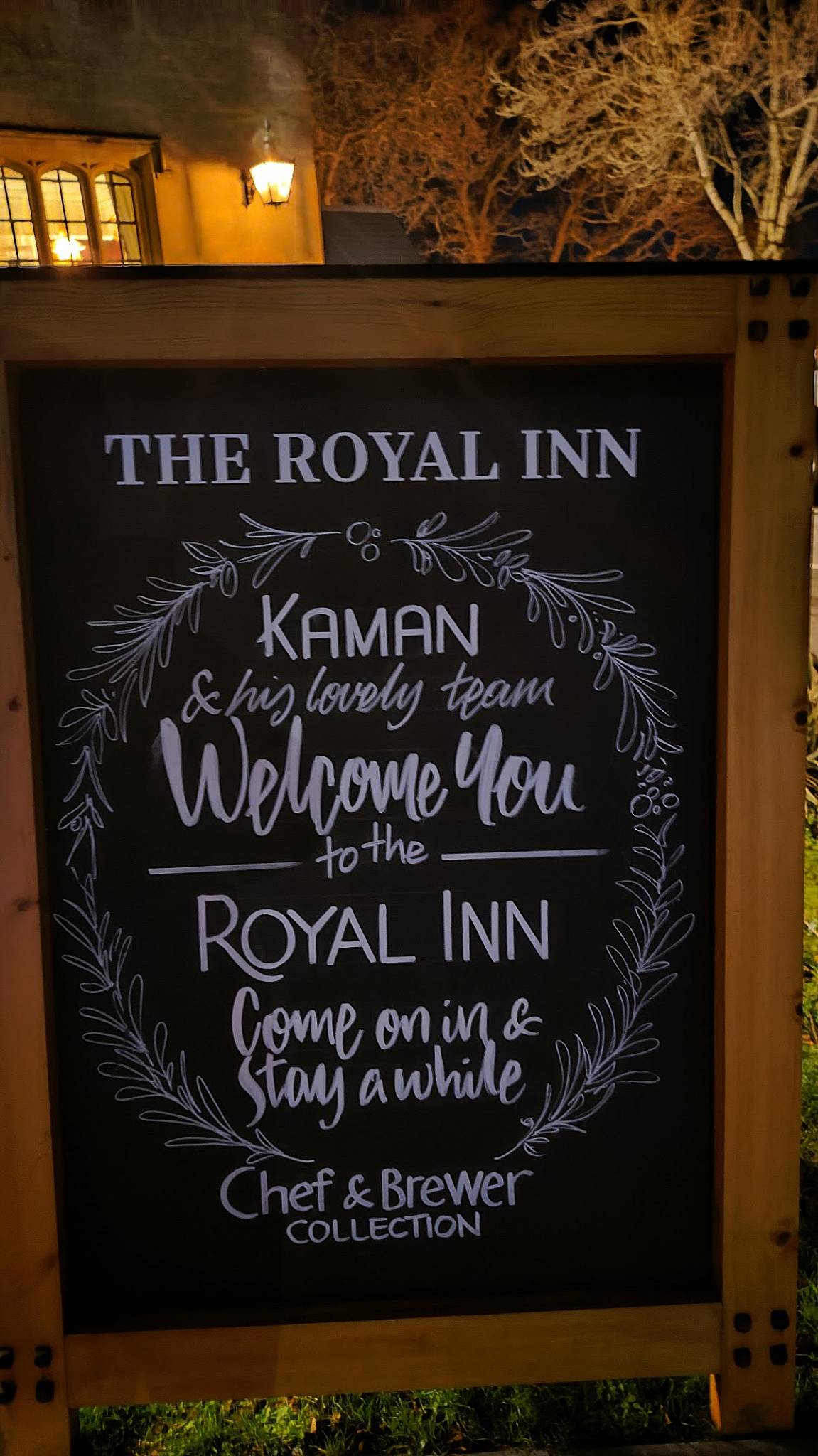 Menu at Royal Inn (Portishead) pub & bar, Bristol