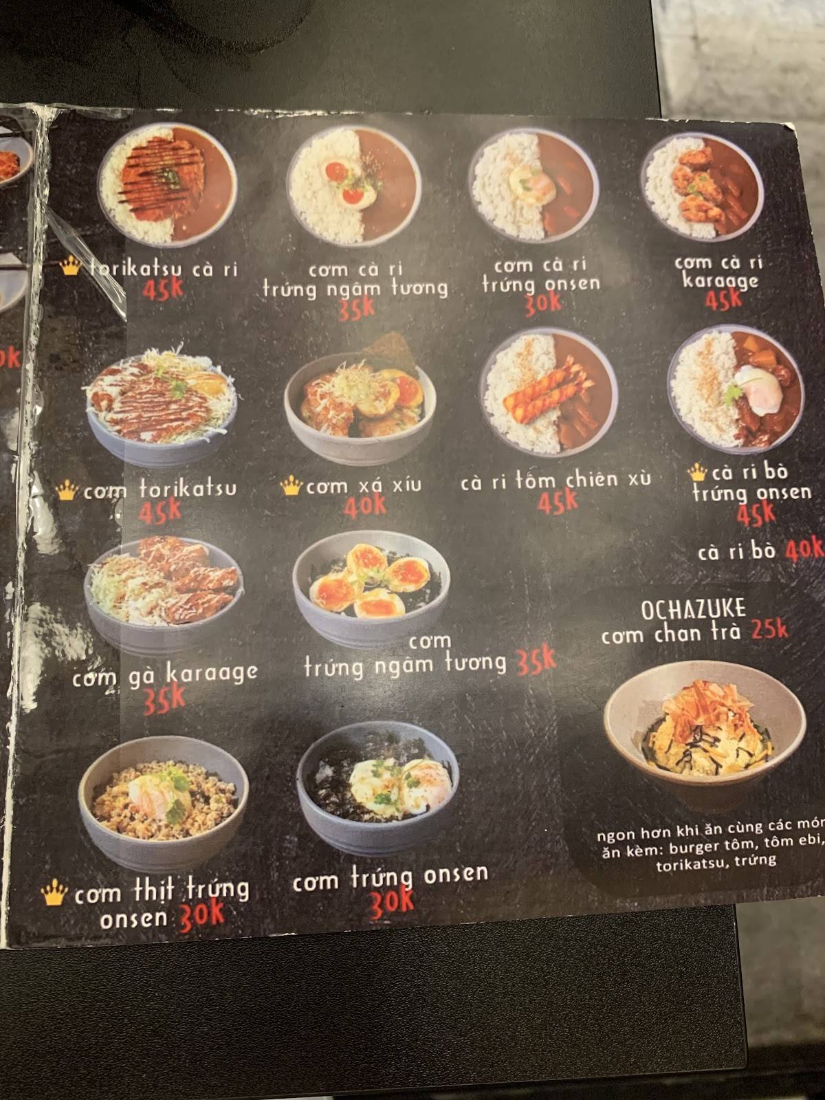 Menu at dj Hey ywG. 9sl R vp opX restaurant, Hanoi