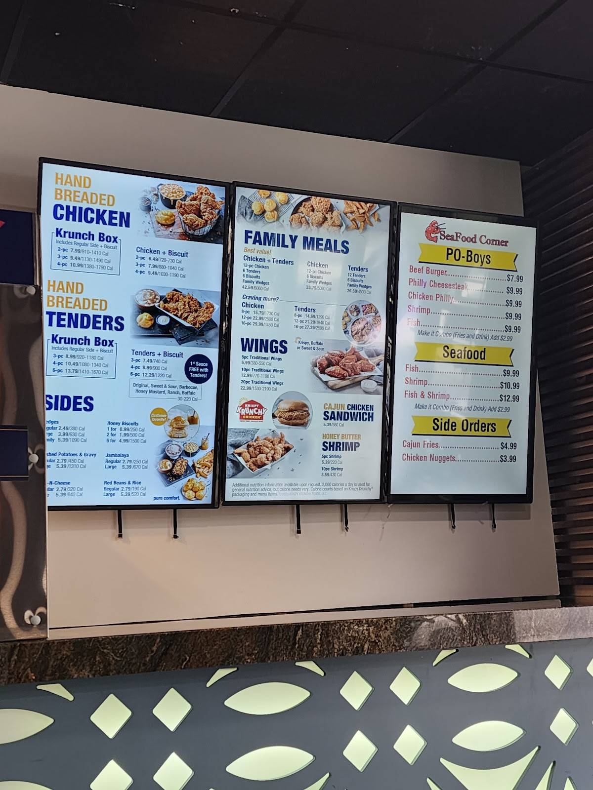 Menu at SEAFOOD CORNER pub & bar, Gonzales, Airline Hwy