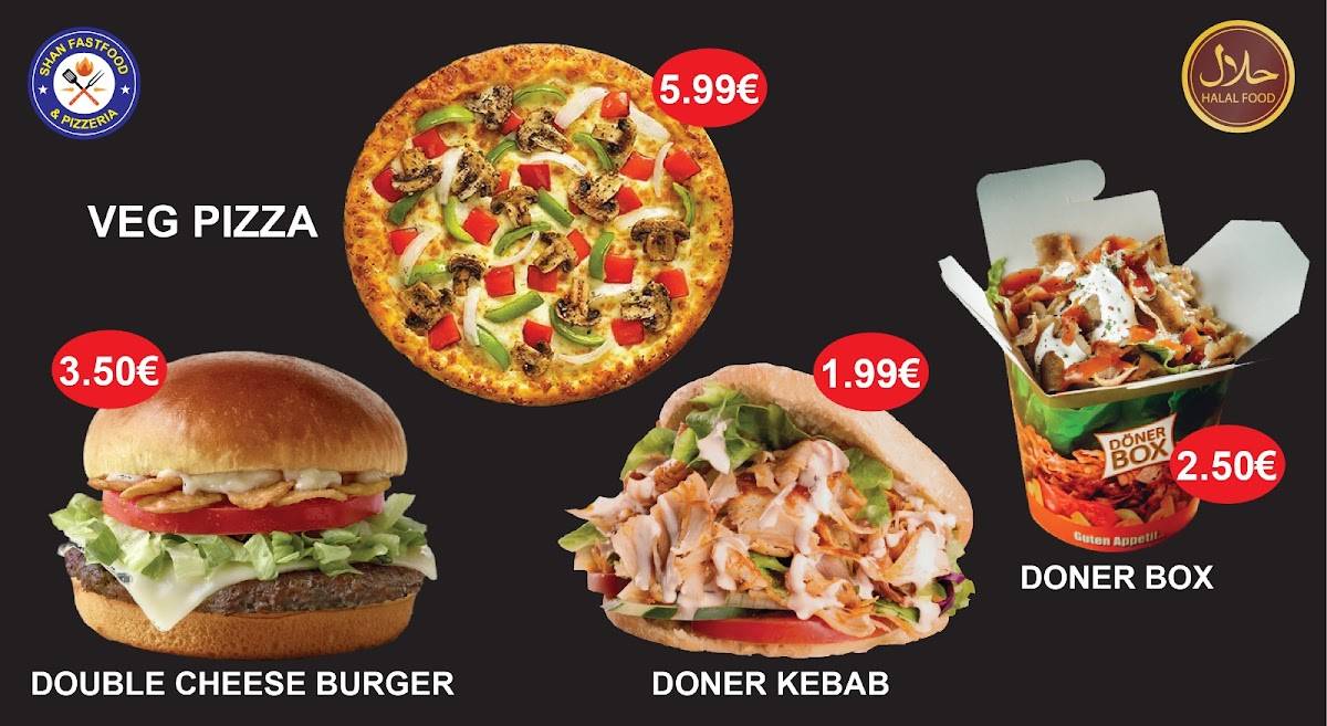 Menu em SHAN FAST FOOD & PIZZERIA, Moscavide