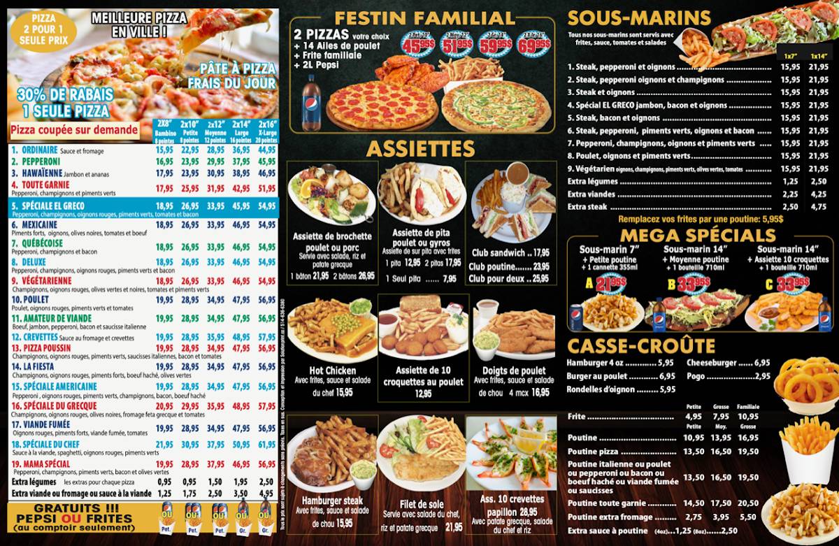 El Greco Pizza Ste Sophie _ El Greco Ste Sophie Menu – JKEI