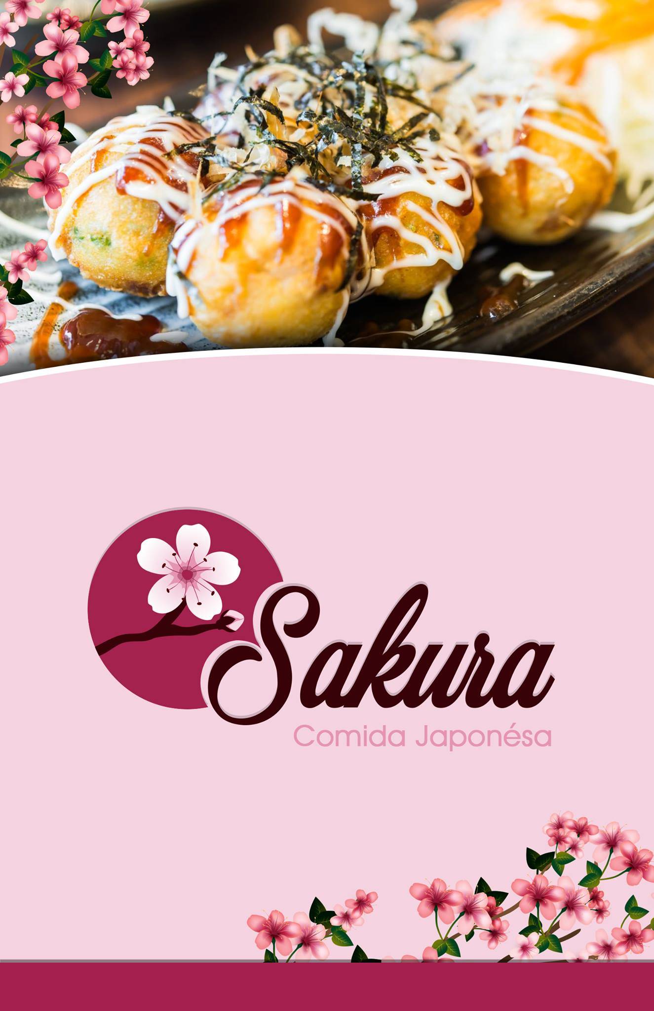 Menu at Sakura restaurant, Culiacán, Mexico · Zapopan