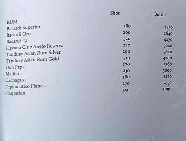 Menu at Samira by Chele Gonzalez restaurant, Tagaytay