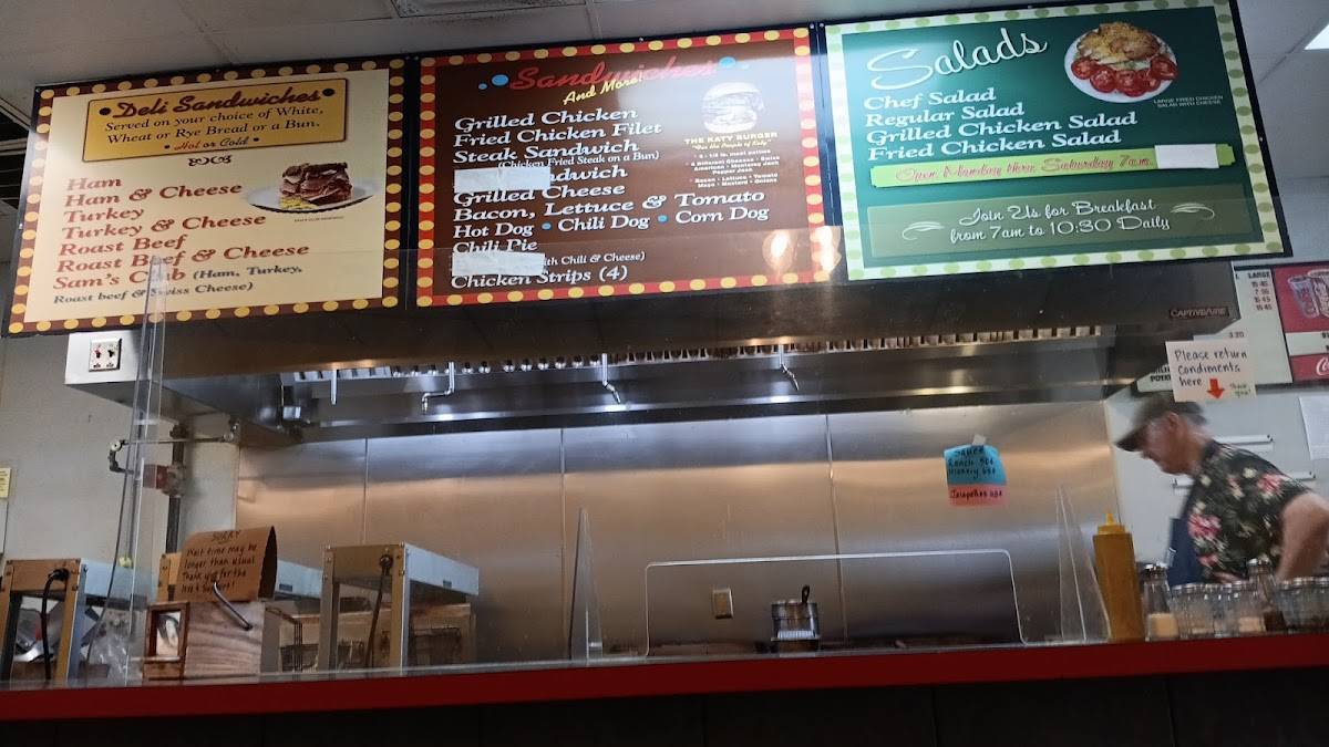 Menu at Sam's Deli Diner restaurant, Houston, B Katy Fwy