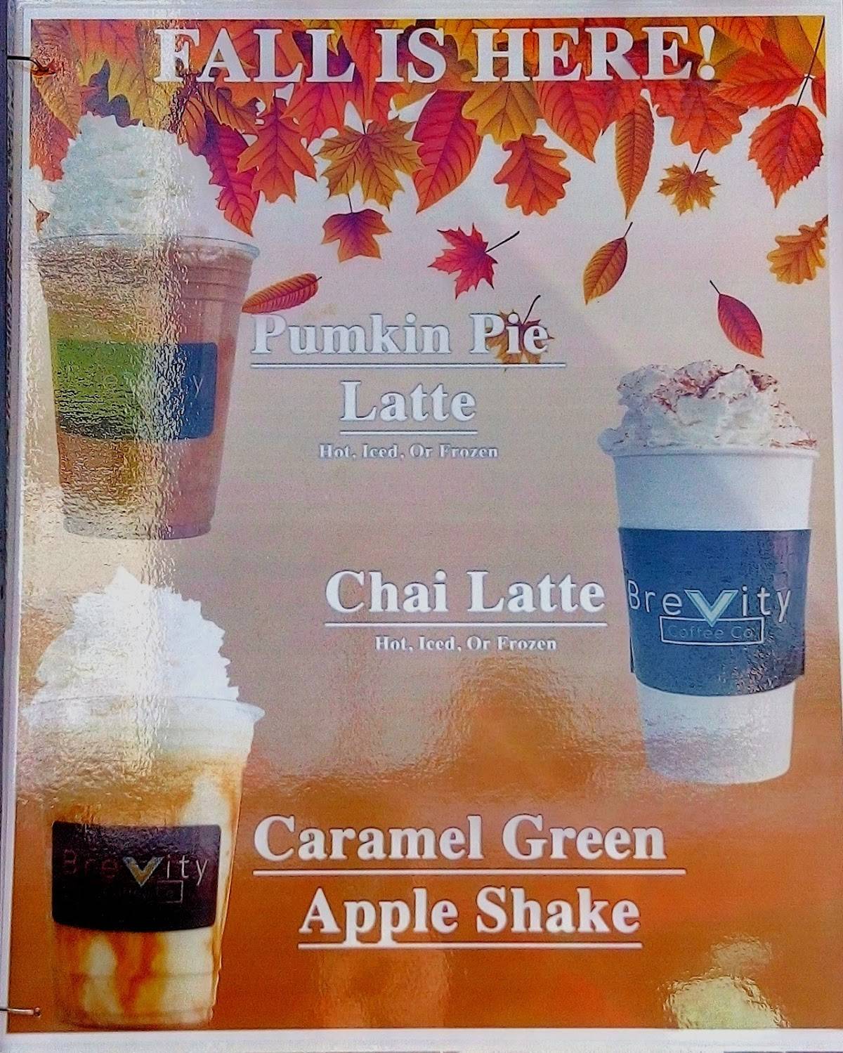 Menu at Brevity Coffee Co. pub & bar, San Antonio, Huebner Rd