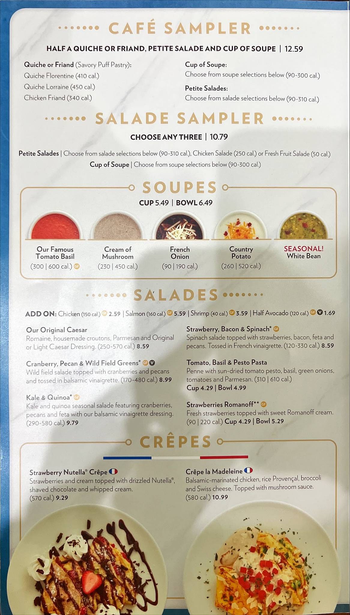 Menu at la Madeleine cafe San Antonio 722 Northwest Loop 410