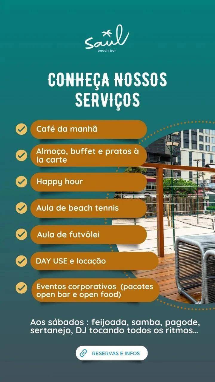Menu em Saul Beach Bar, São Paulo, R. Ramos Batista
