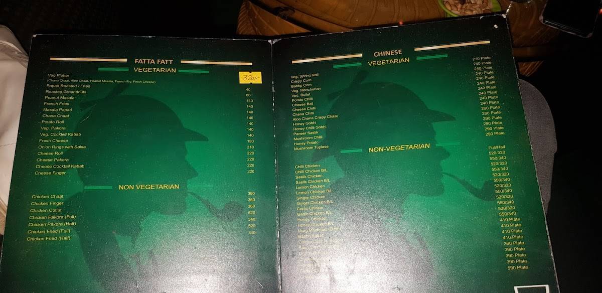 Menu at Scotland Yard Pub & Bar, Patiala