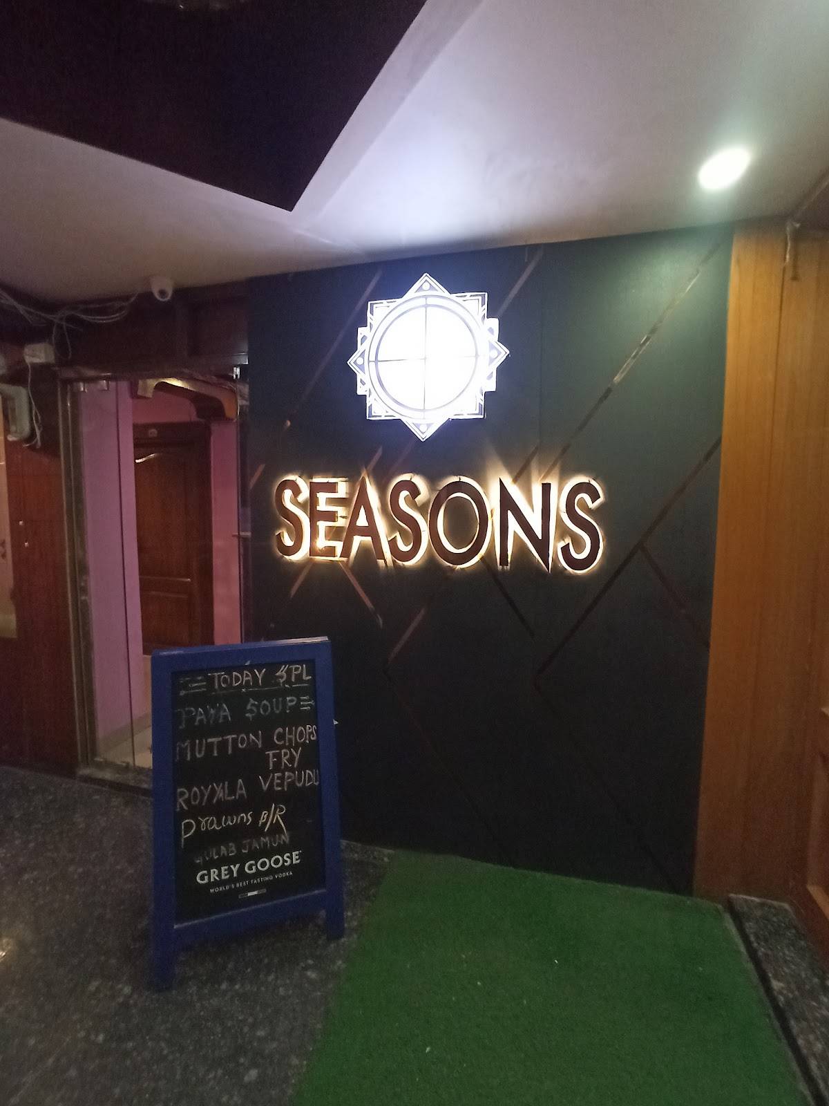 Menu at Seasons Restaurant and Bar, Hyderabad
