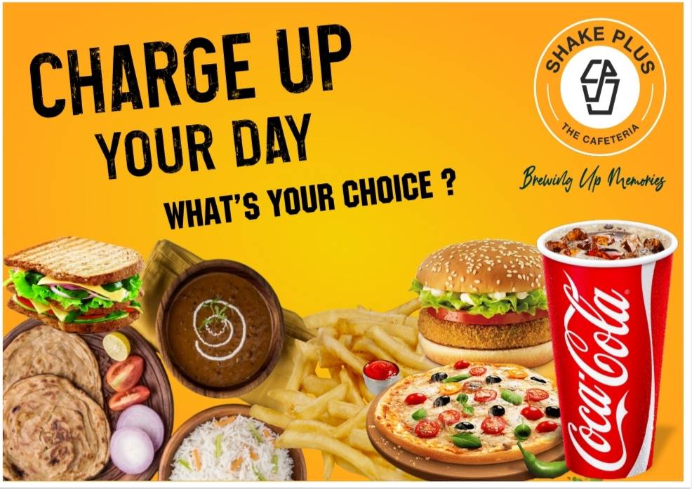 Menu at Shake plus The cafeteria, Nathdwara