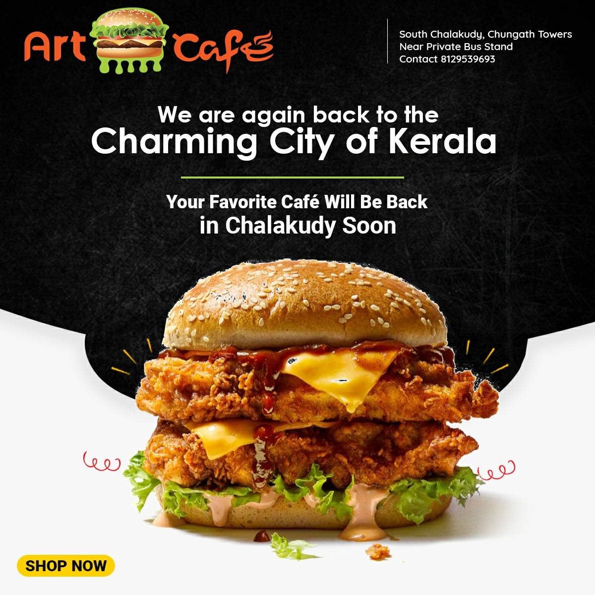 Menu at Signature Art Café, Chalakudy