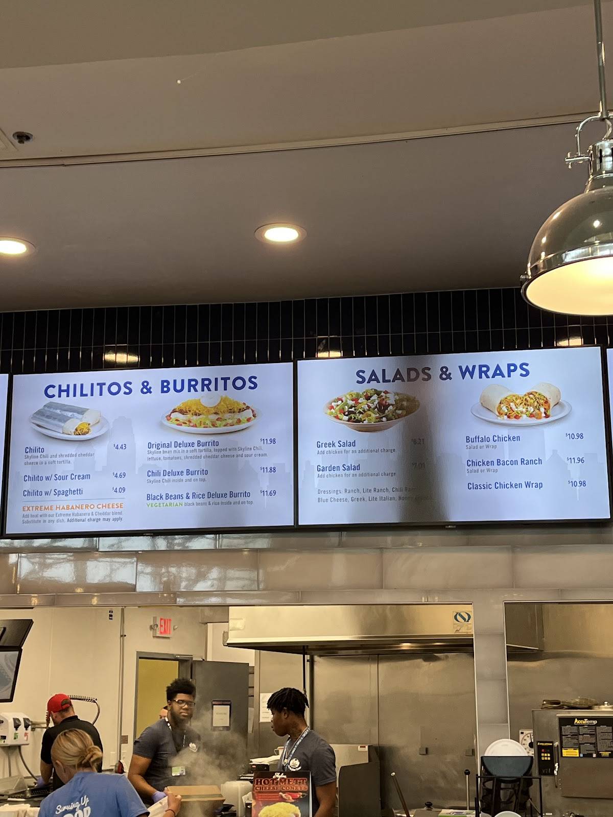 Menu at Skyline Chili - CVG Airport restaurant, Hebron