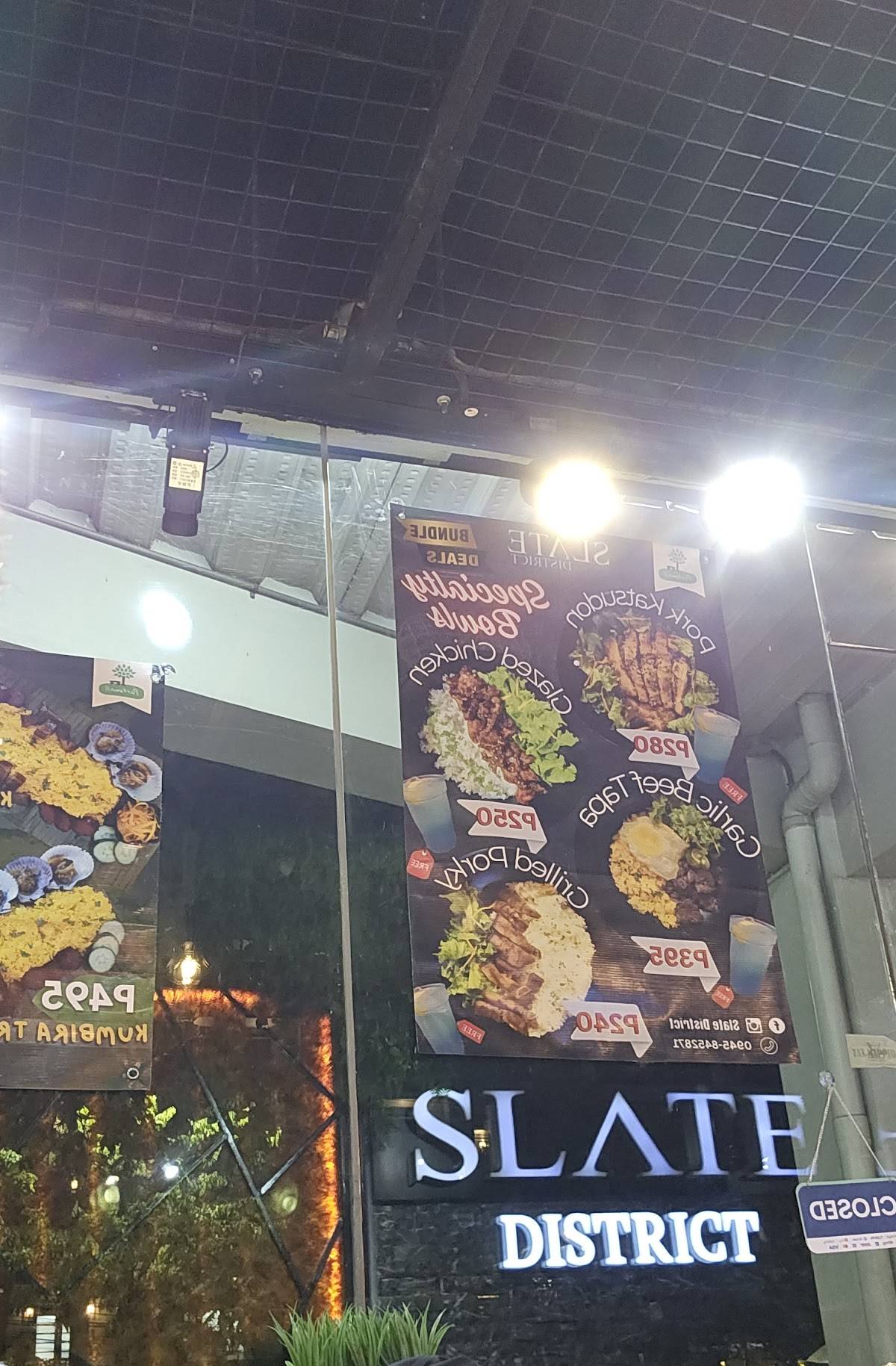 Carta del restaurante Slate District, Mandaue, 6014 Ouano Ave
