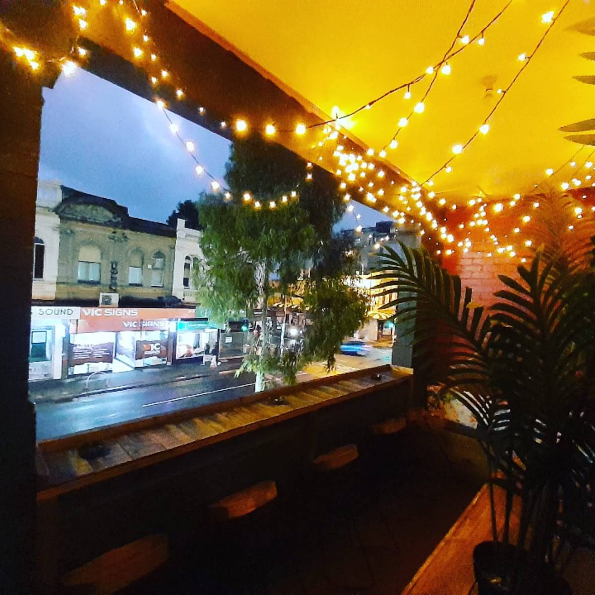 Menu at Sloth Bar, Footscray