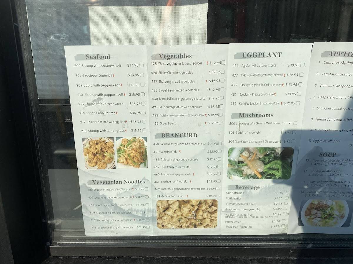 Menu at So Good Restaurant Springfield, Ottawa