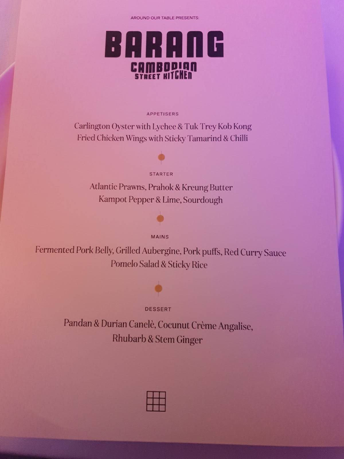 Menu at Soho House 40 Greek Street club, London, 40 Greek St