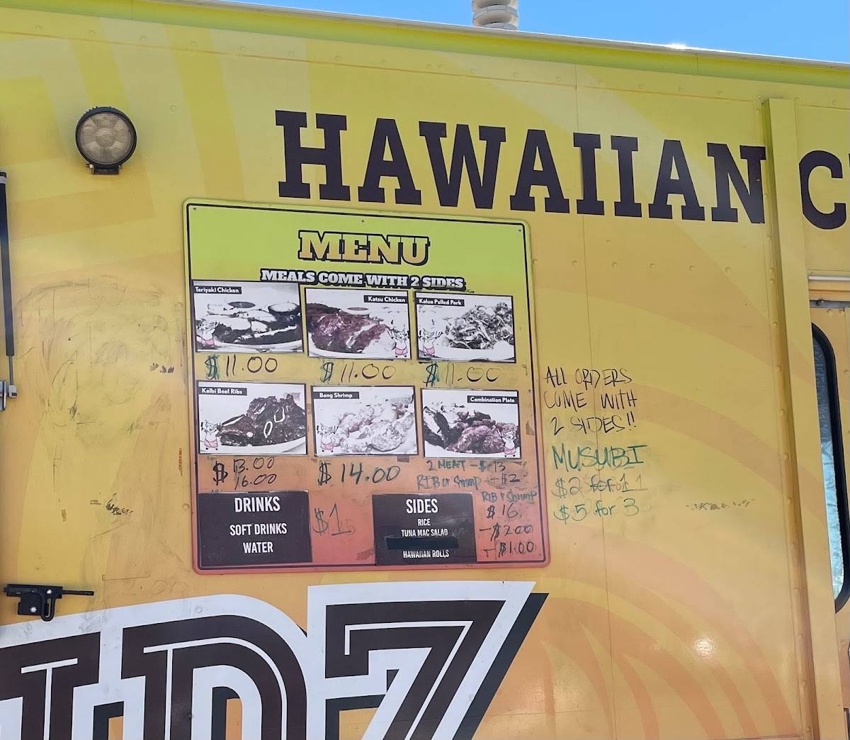 Menu at Solid Grindz Hawaiian BBQ, Tucson