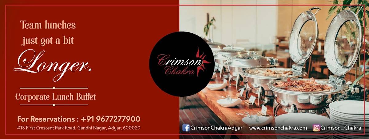 Menu at Sorgam @ Crimson Chakra, Chennai, #13