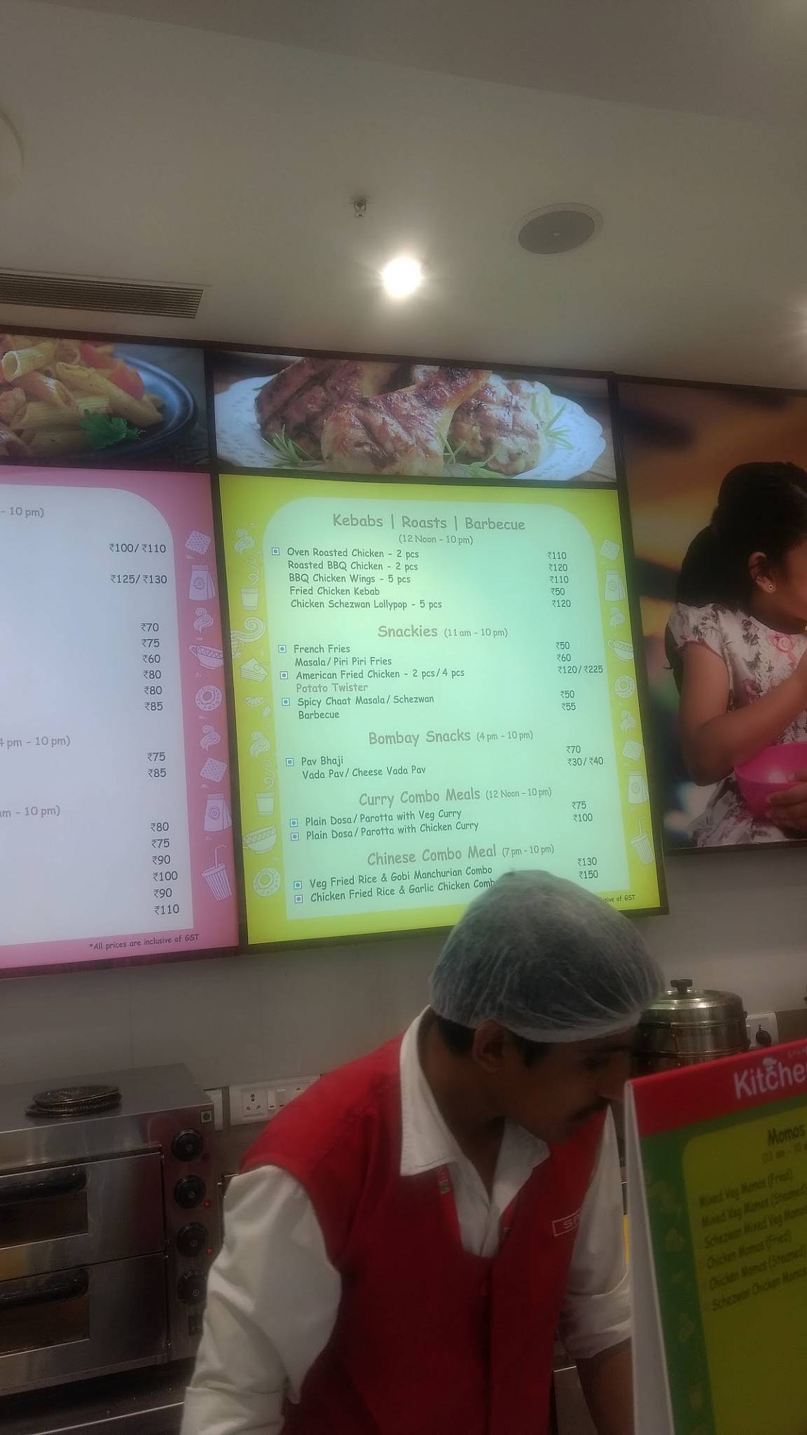 Menu at Spar Kitchen, Chennai