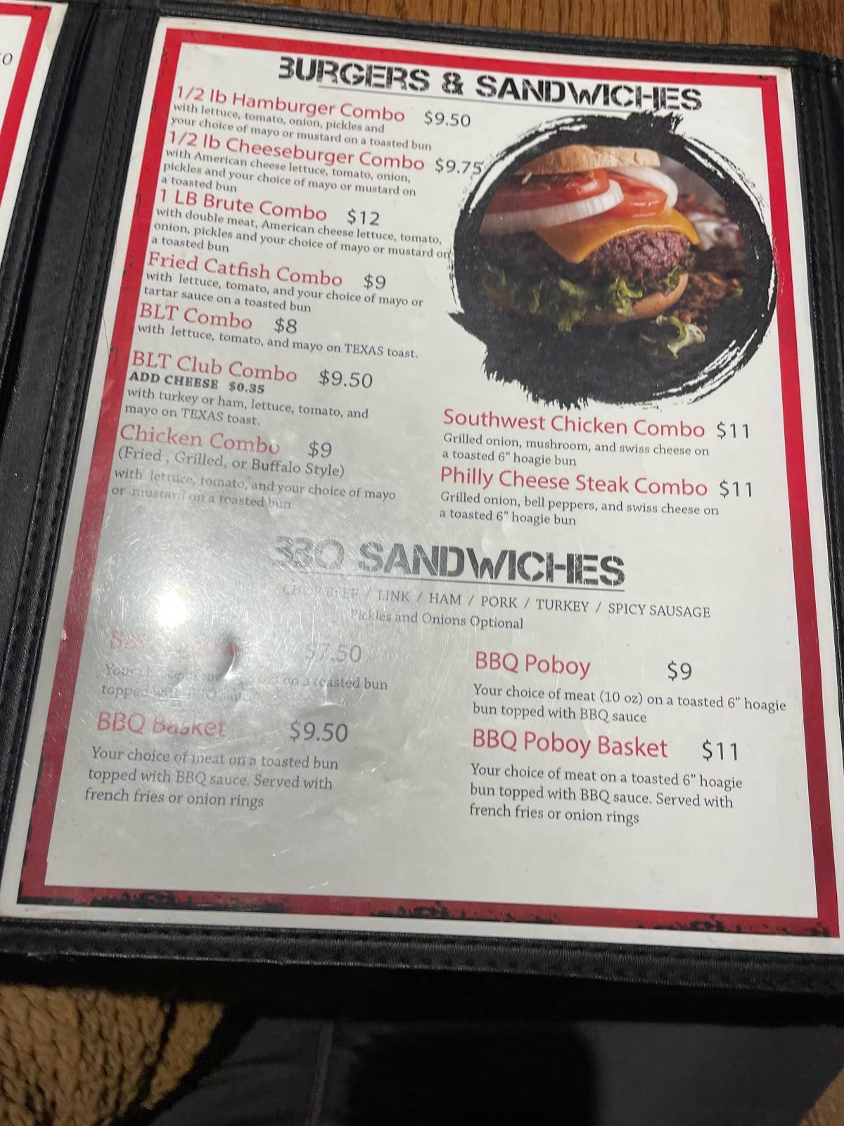Menu at Splendora Cafe & BBQ, New Caney, Speed St