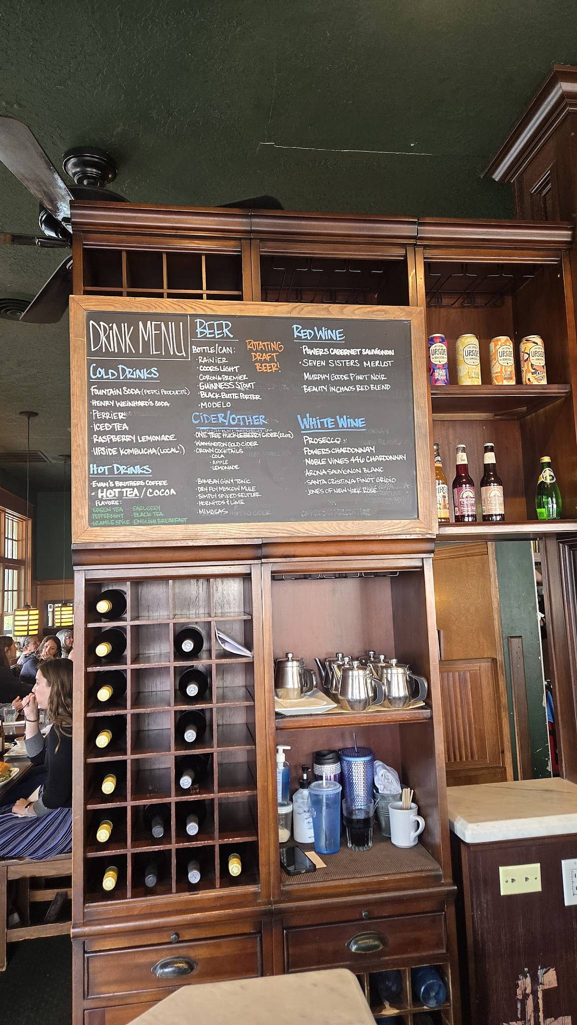 Menu at Spuds Waterfront Grill restaurant, Sandpoint