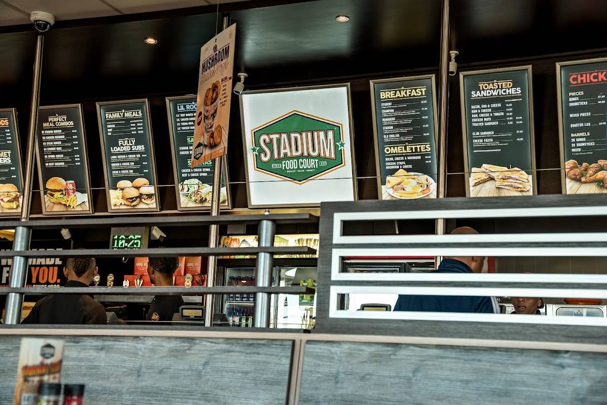 Menu at Stadium Fast Foods Twin City, Bloemfontein, Shop 30
