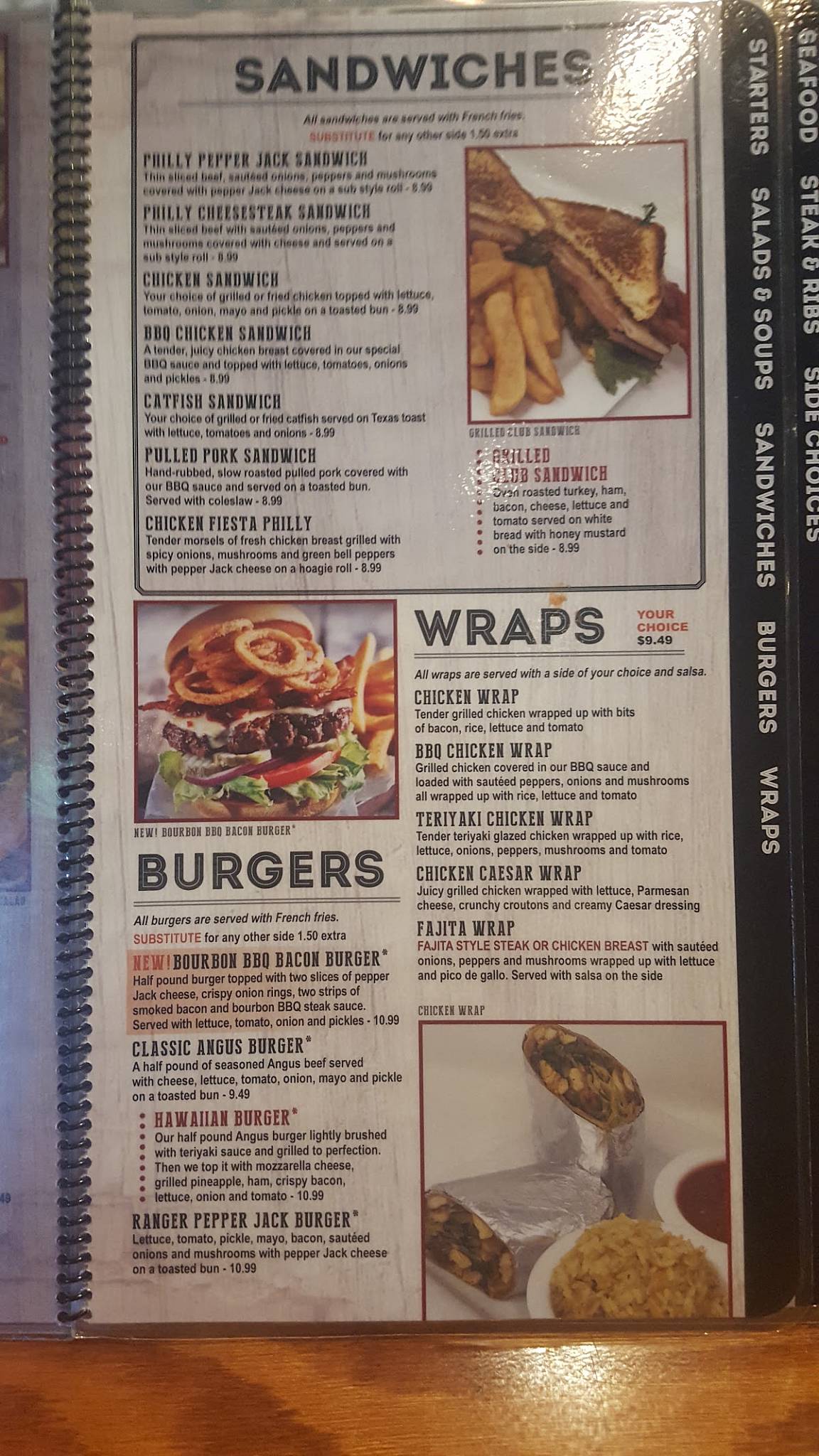 Menu at Black Stallion Steak House Restaurant, Monticello