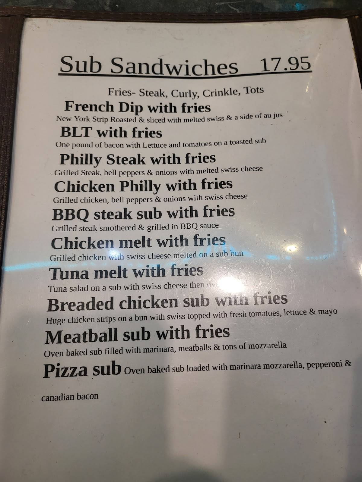 Menu at Stop N Go Cafe, Kenai, Spruce Haven St
