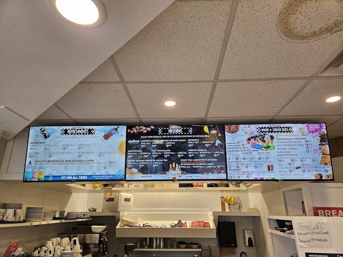 Menu at Strand Shawarma & Cafe: Poutine, Fish & Chips, Pizza and ...