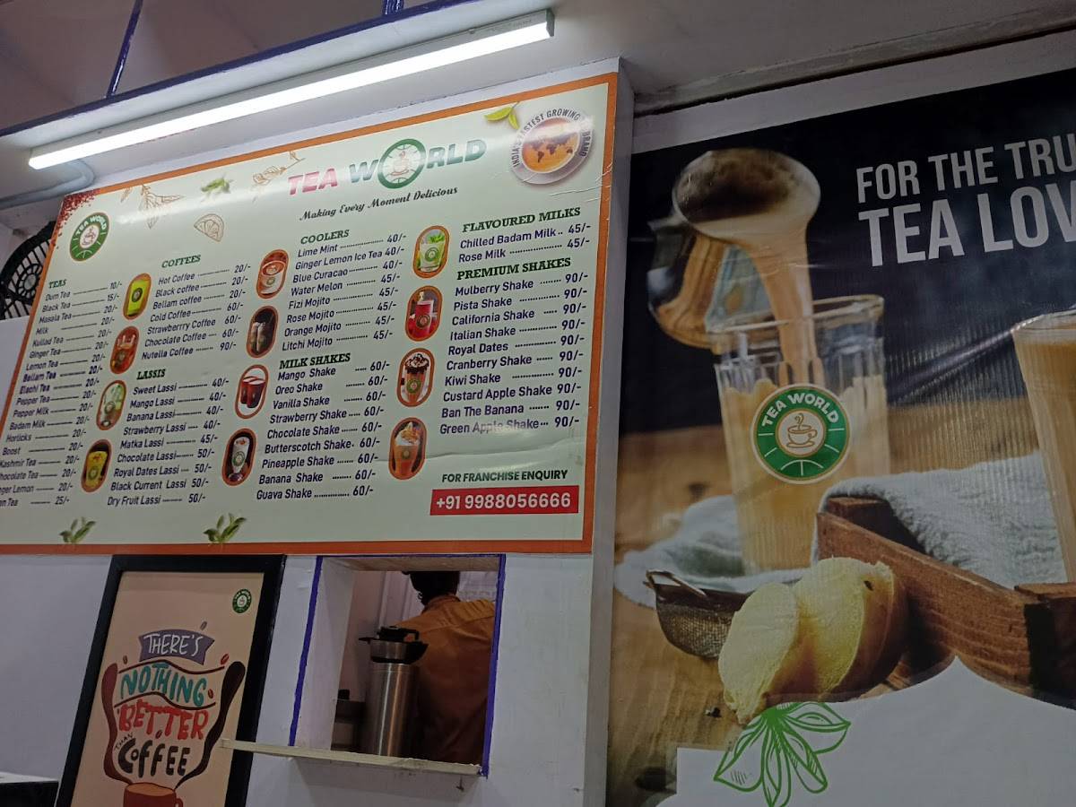 Menu at TEA WORLD, Chennai, 35