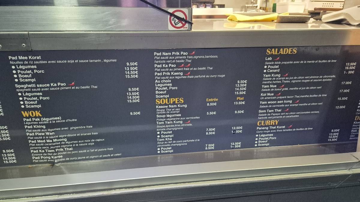 Menu at THAI KORAT CUISINES, Ath